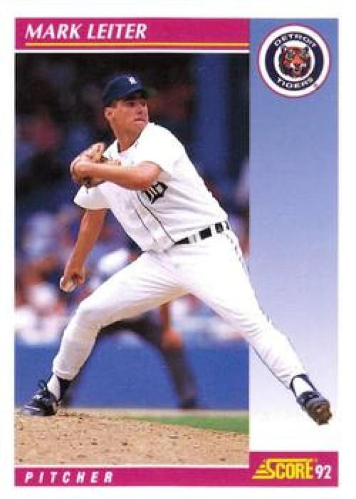 1992 Score #626 Mark Leiter VG Detroit Tigers - Under the Radar Sports