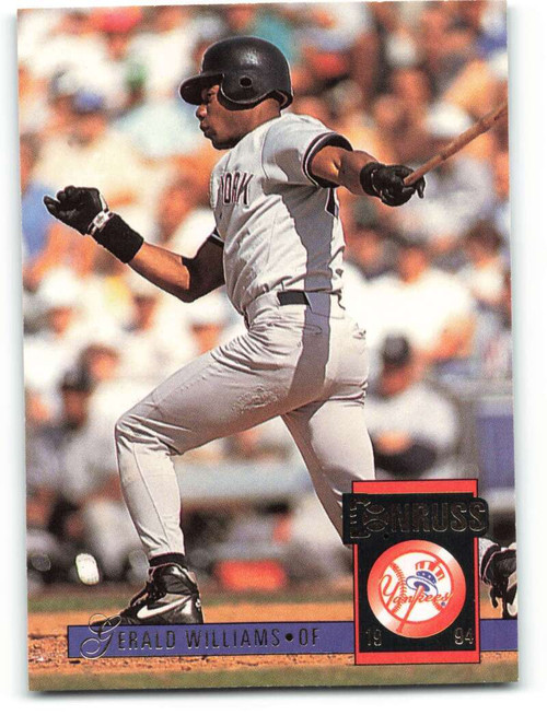 1994 Donruss #390 Gerald Williams VG New York Yankees - Under the Radar ...