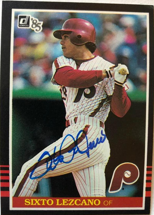Sixto Lezcano Autographed 1985 Donruss #529 - Under the Radar Sports
