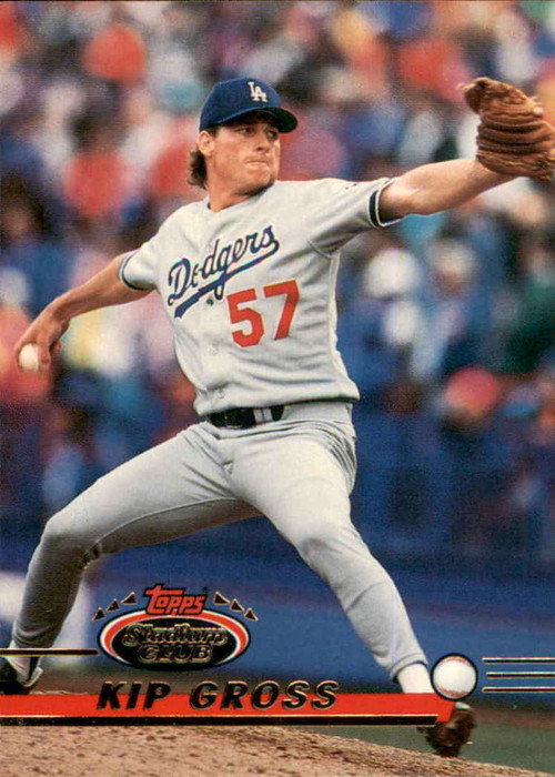 1993 Stadium Club #7 Kip Gross VG Los Angeles Dodgers - Under the Radar ...