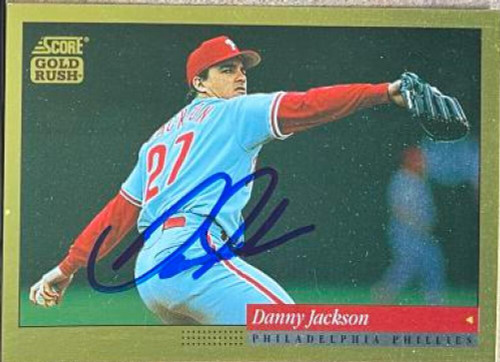 Danny Jackson Autographed 1994 Score Gold Rush #209 - Under the Radar ...