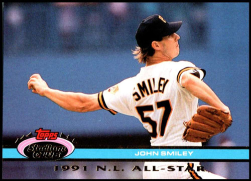1992 Stadium Club Dome #173 John Smiley VG Pittsburgh Pirates - Under ...