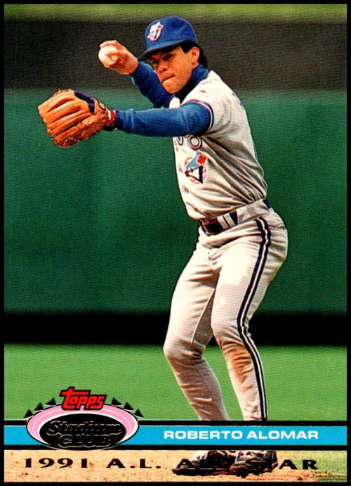 1992 Stadium Club Dome #5 Roberto Alomar AS VG Toronto Blue Jays ...
