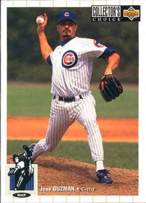 1994 Collector's Choice #463 Jose Guzman VG Chicago Cubs - Under the ...