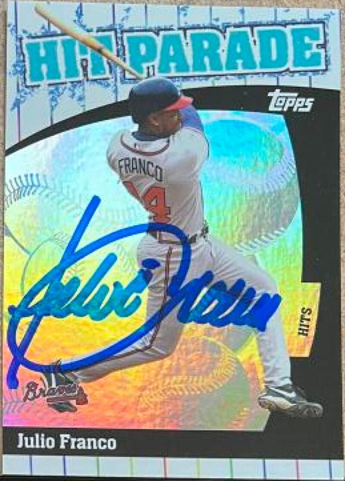 Julio Franco Autographed 2004 Topps Hit Parade #HP23 - Under the Radar ...