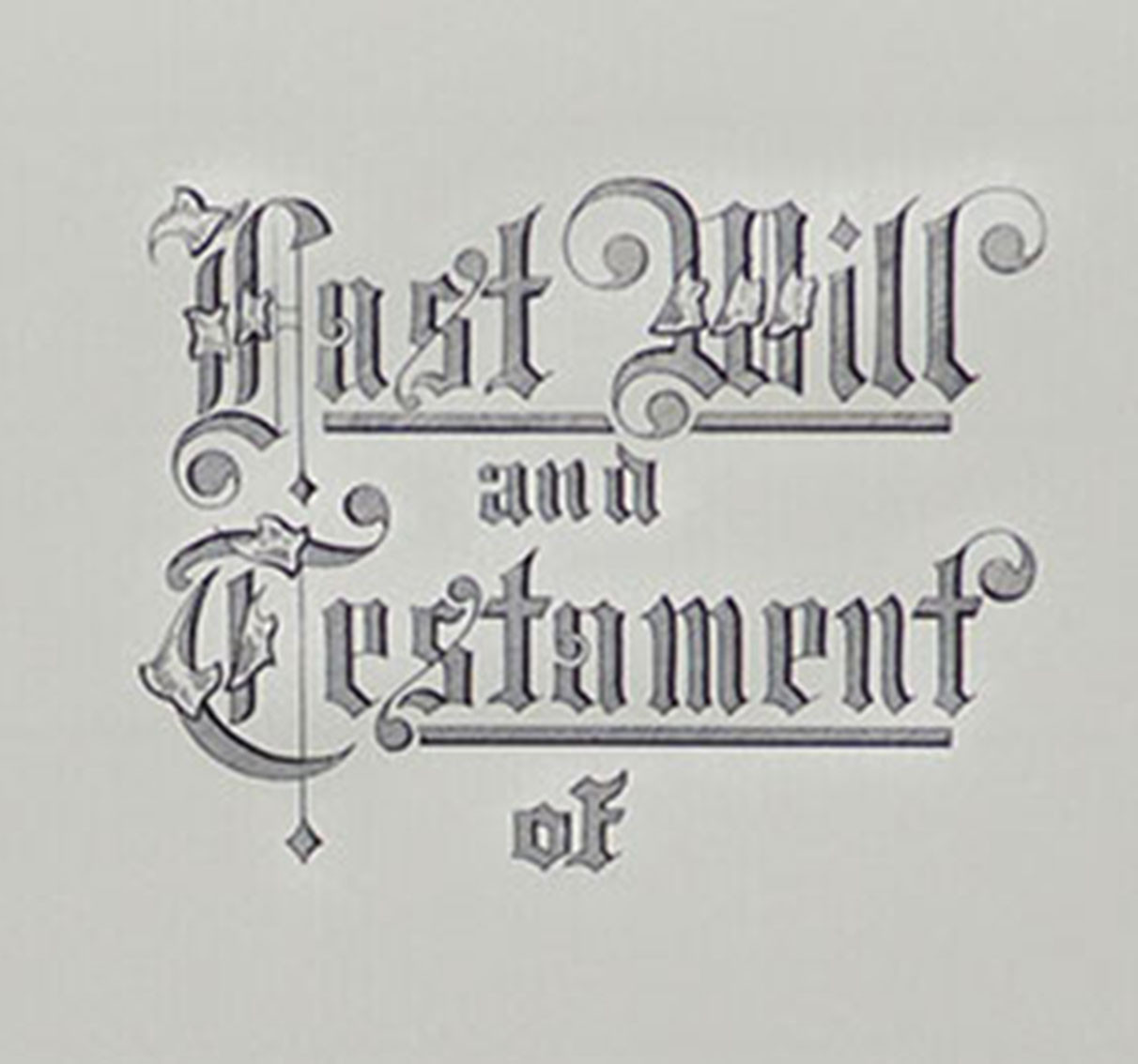 Letter Size Will Kit Engraved "Last Will and Testament" - Series 500 ...