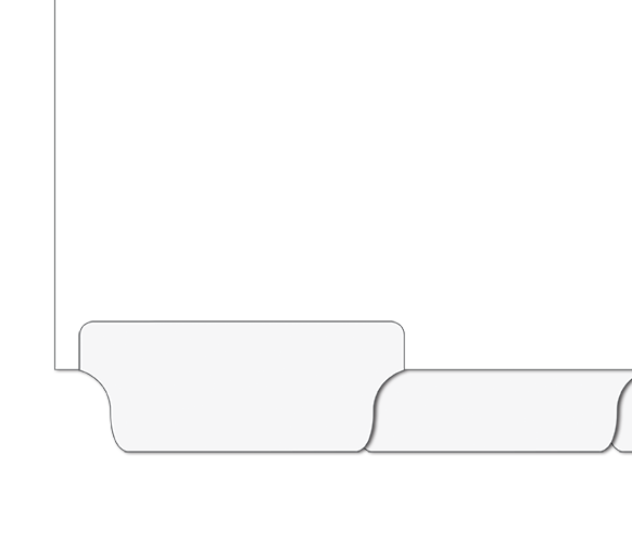 Bottom Tab Dividers | Exhibit Tabs, Blank Tabs & More | From LegalSupply
