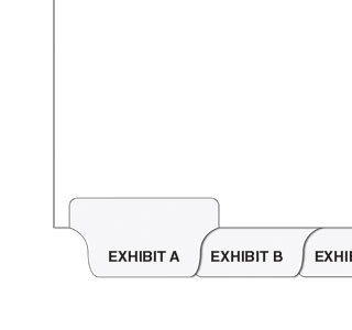 A-Z Letter Tab Set | LegalSupply