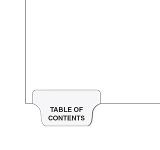 Bottom Tab Dividers | Exhibit Tabs, Blank Tabs & More | From LegalSupply