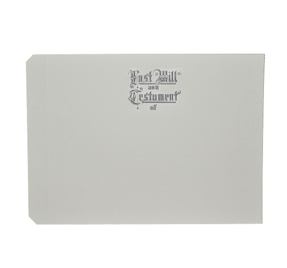 Letter Size Will Kit Engraved "Last Will and Testament" - LegalSupply