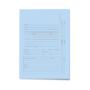 Redweld Tri-Fold U.S. Trademark Application Folder - Blue - LegalSupply