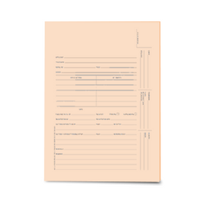 Redweld Tri-Fold U.S. Trademark Application Folder - Salmon - LegalSupply