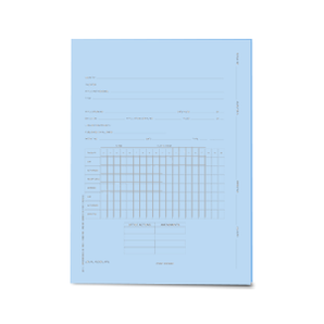 Redweld Tri-Fold Foreign Patent Application Folder - Blue - LegalSupply