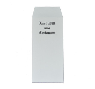 Letter/Legal Will Envelope Engraved "Last Will and Testament" - Series ...