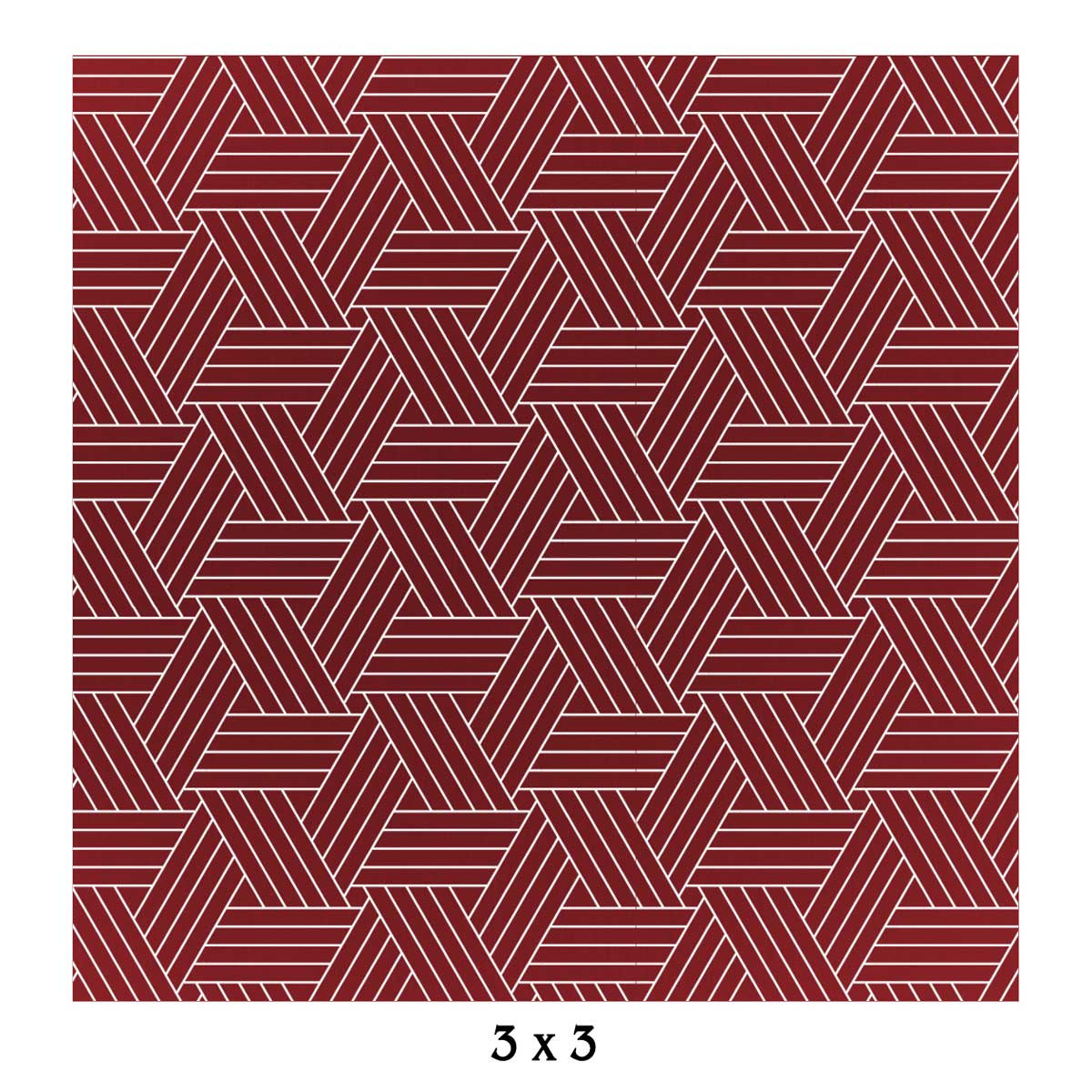Anodized Aluminum Sheet (3" x 3") Etched/Engraved Triangle Pattern ...