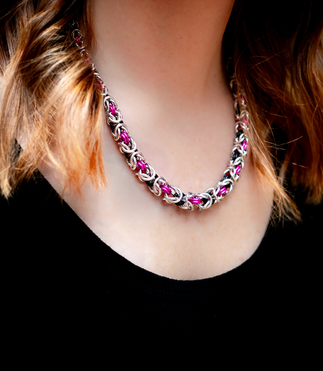 Lady Beth Amplified Byzantine Necklace Kit - Weave Got Maille