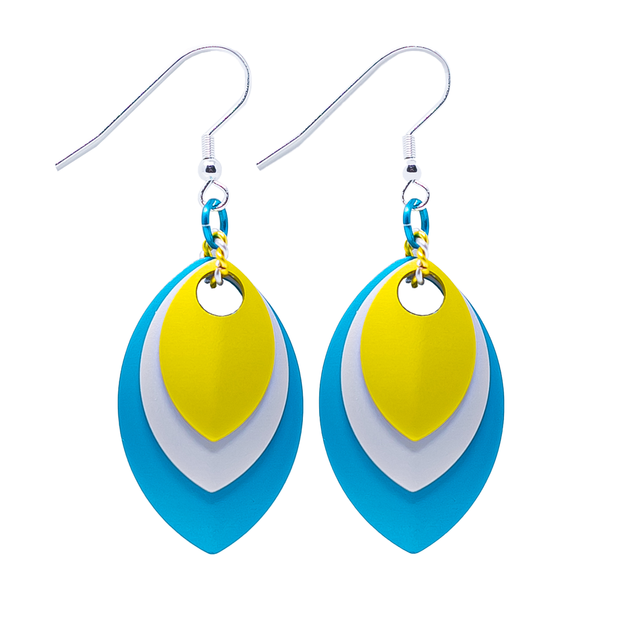 Premium Dragon Scales Earrings - Chainmaille Scale Earrings - Island ...