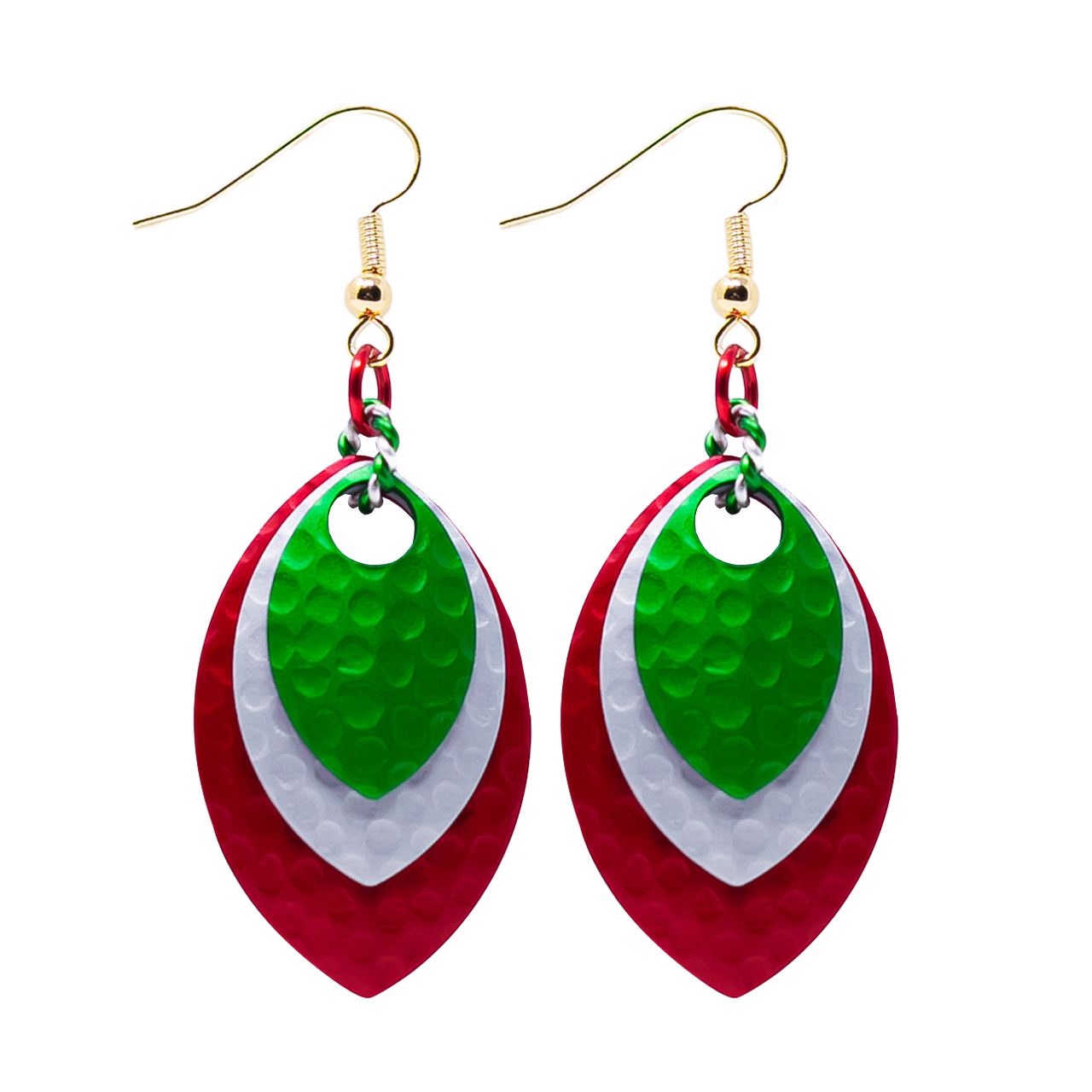 Premium Dragon Scales Earrings - Chainmaille Scale Earrings - Jolly ...
