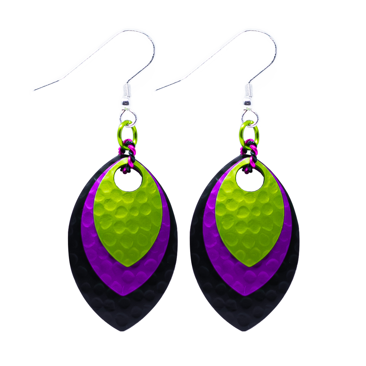Premium Dragon Scales Earrings - Chainmaille Scale Earrings - Ghoulish ...