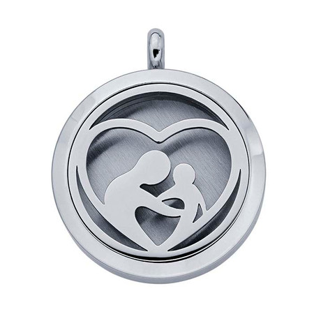 Aromatherapy Locket Stainless Steel Family - Weave Got Maille