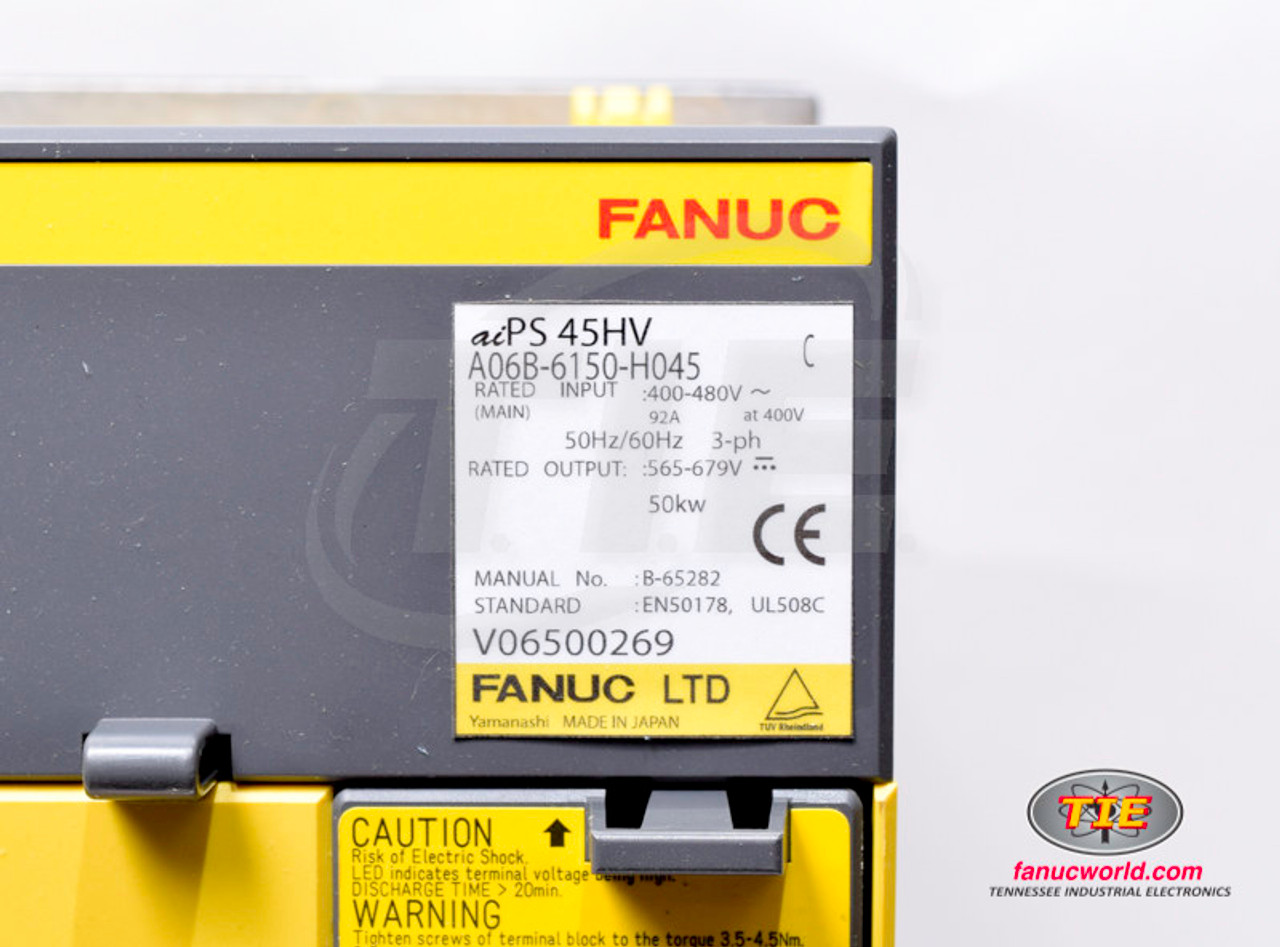Fanuc A06B-6150-H045 or A06B6150H045 Power Supply Module - Fanucworld