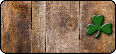 Wooden Shamrock - Teddy's Rainbow