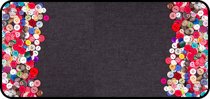 Button Border - Teddy's Rainbow