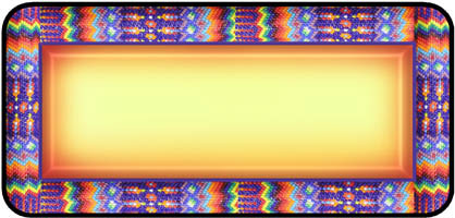 Beaded Border - Teddy's Rainbow