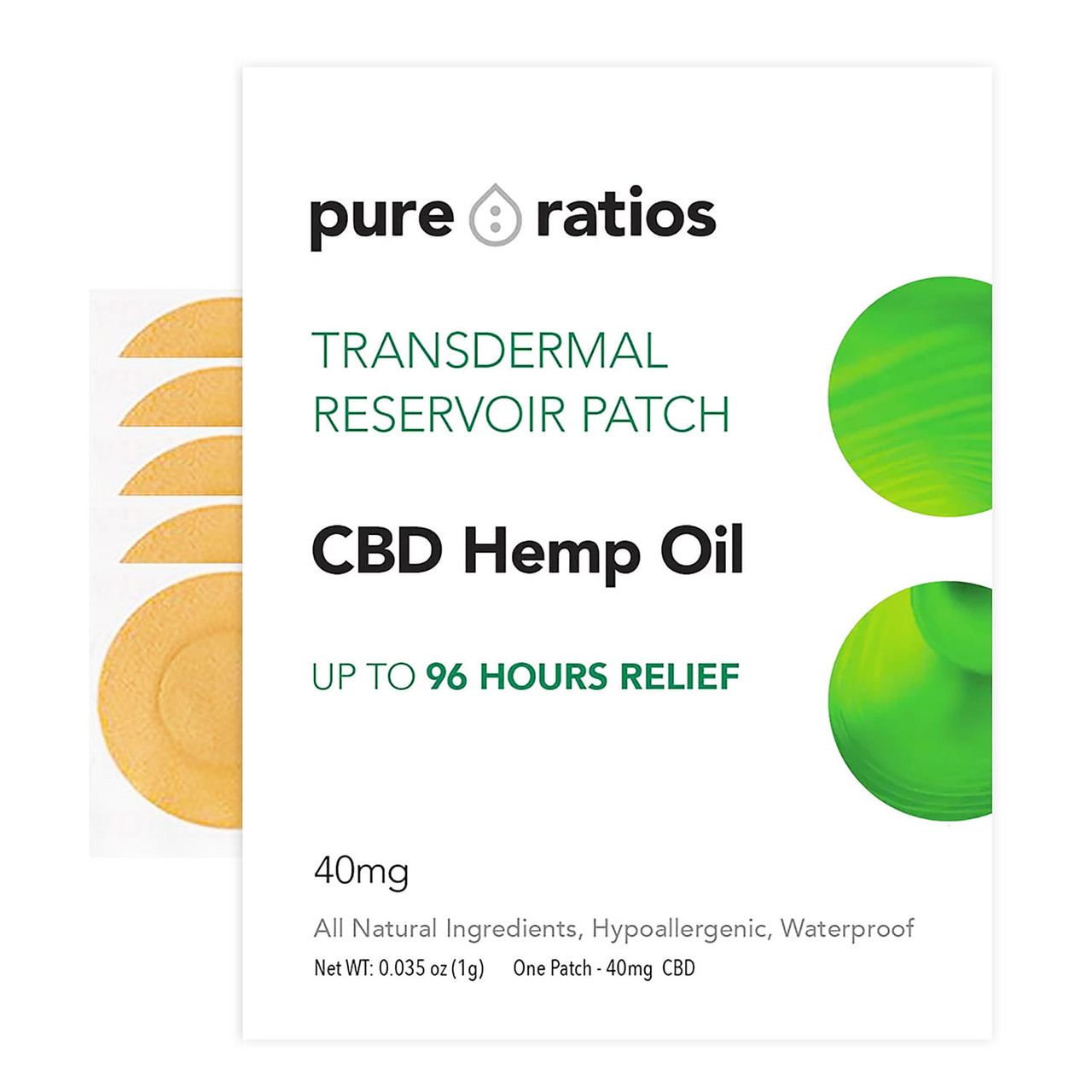 Pure Ratios CBD Patches | My CBD Solution