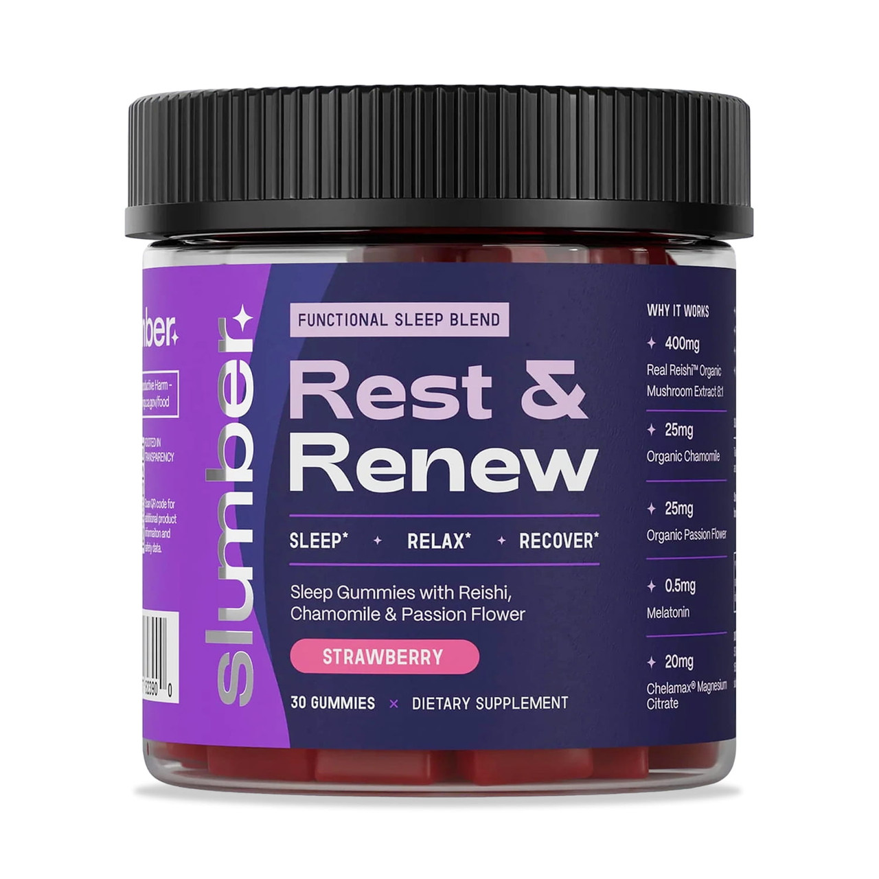 Slumber Rest & Renew Mushroom Gummies | My CBD Solution