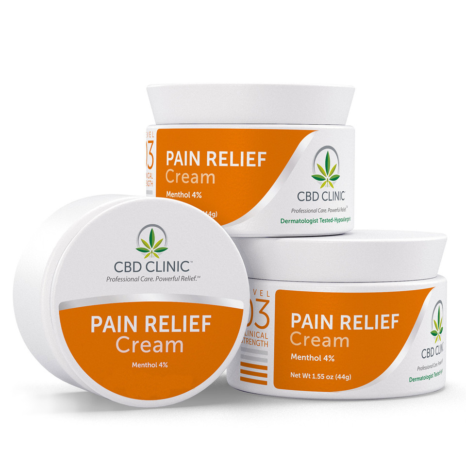 CBD CLINIC™ Level 3 Cream - Moderate Muscle & Joint Pain