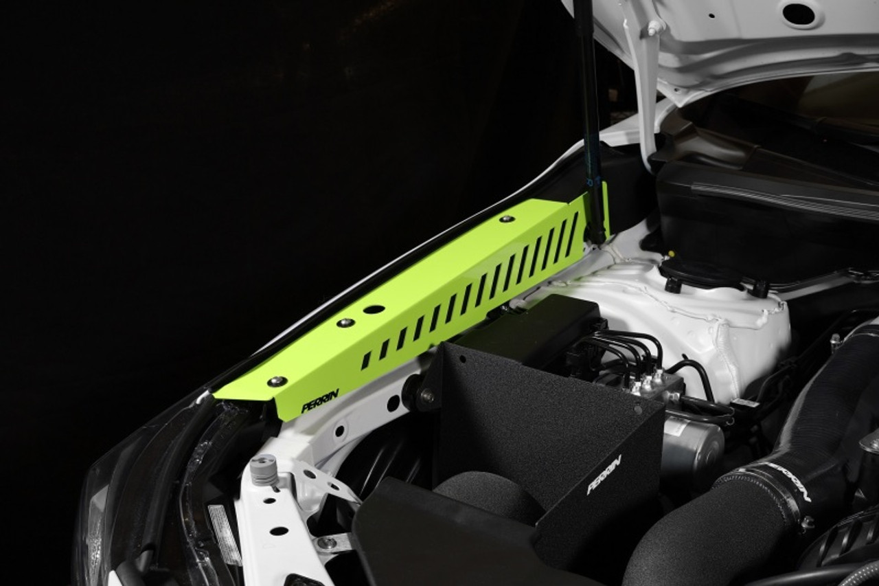 Perrin 22 23 Subaru WRX Fender Shroud Set Neon Yellow