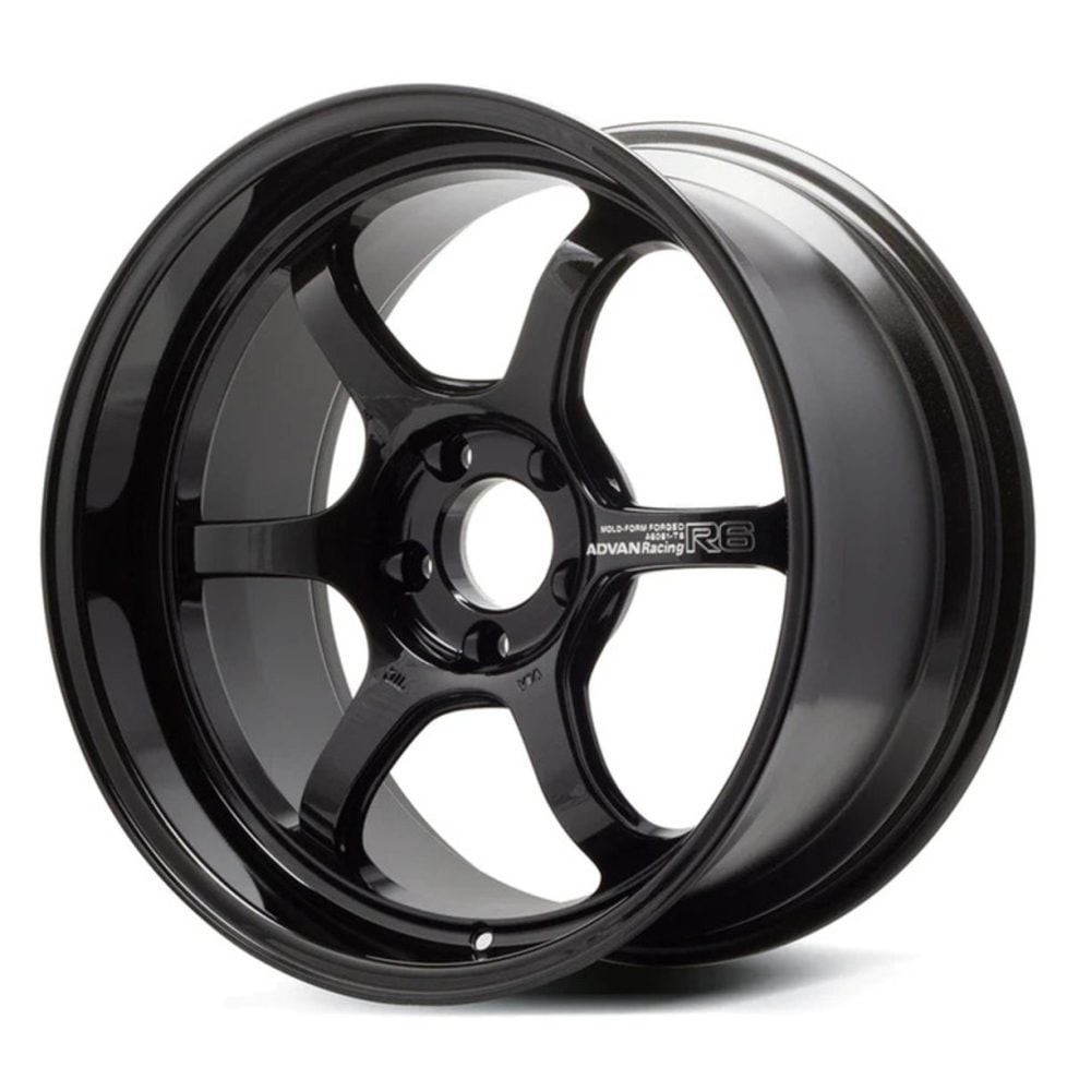 Advan Racing R6 5x114.3 18x10.5 +24 RACING TITANIUM BLACK - Threepieceus