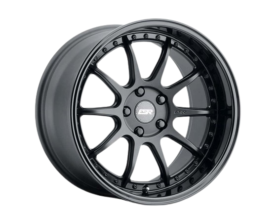 ESR Wheels CS SERIES CS12 5x110 18x10.5 +22 Matte Black - Threepieceus