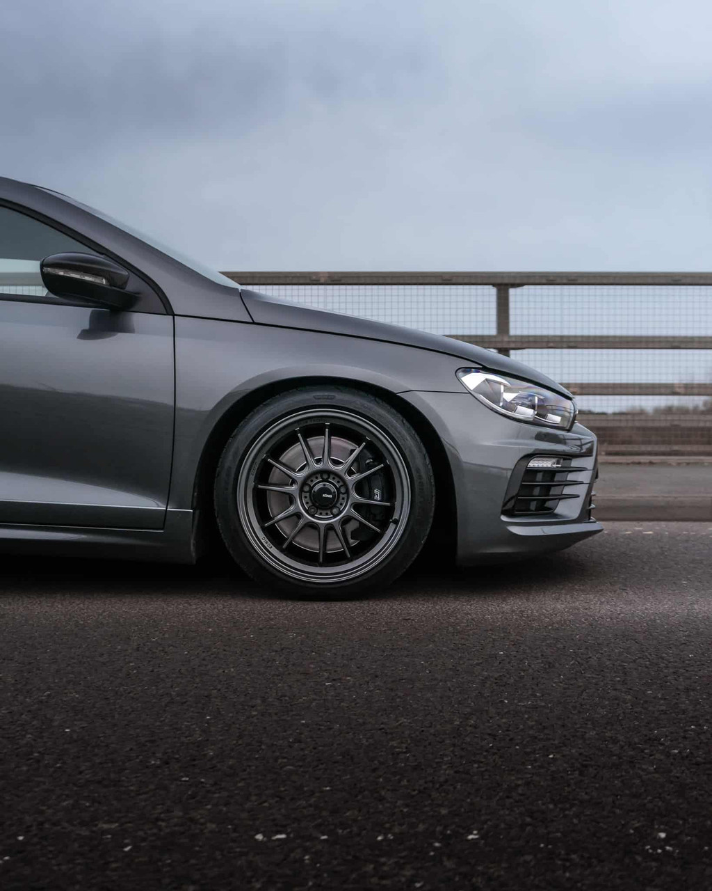 Konig Hypergram 4x100 17x8+45 Matte Grey - Threepieceus