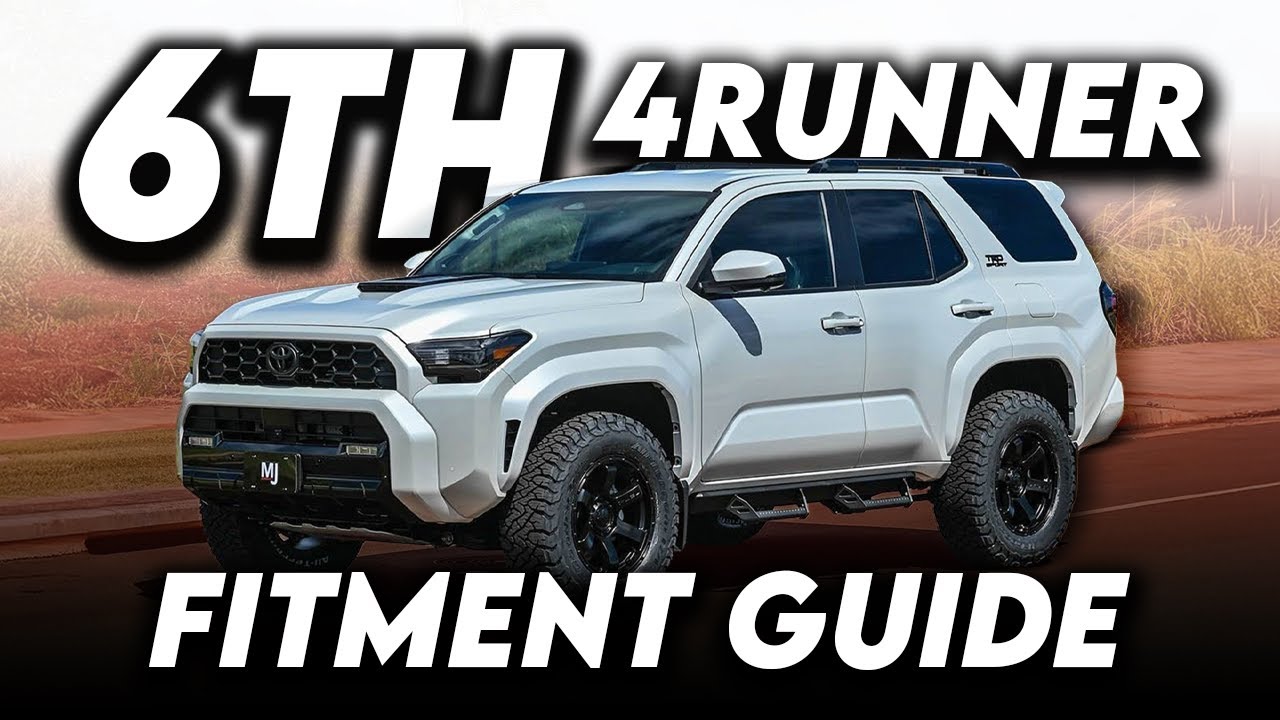 6th Gen Toyota 4Runner Wheel & Tire Guide - Threepieceus