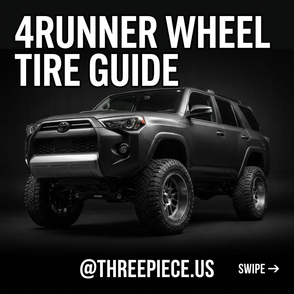 Toyota 4Runner Wheel & Tire Guide: Stock to TRD Pro to Built - Threepieceus