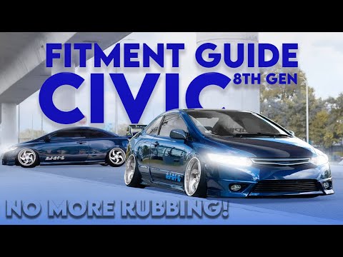 8th Gen Civic Wheel Fitment Guide: Daily, Track & Stance - Threepieceus