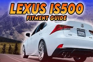 How to get perfect wheel fitment on your Lexus IS500 - Threepieceus