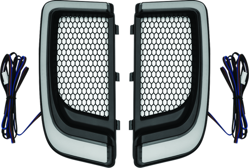 Kuryakyn Tracer Lower Fairing Grill Black - 5064 - Threepieceus