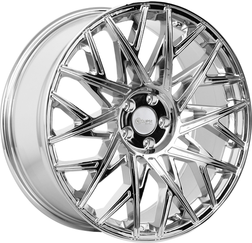 ECLIPSE 101 5X115 22x9 +15 CHROME Wheels | ThreePiece.us