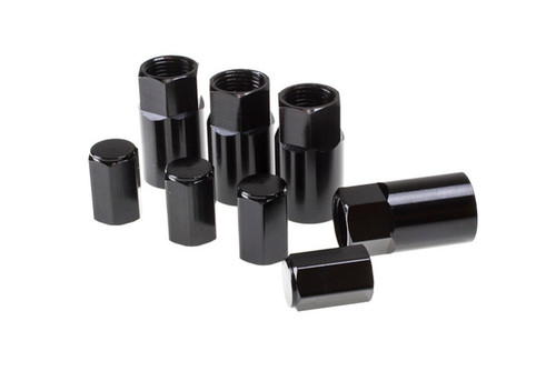 Wheel Mate Aluminum TPMS Valve Stem Cover - Black Anodize - 45930B ...