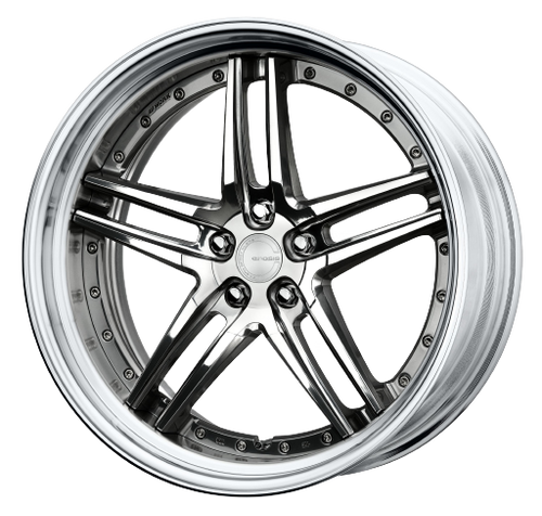 Work Gnosis Gr205 5x112 21x10+38 A Disk Buff Finish - Threepieceus