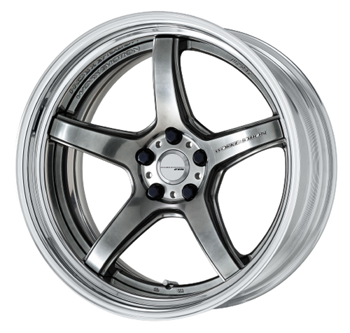 Work T5R 2P 5x105 19x10.5 +12 GT SILVER - Threepieceus