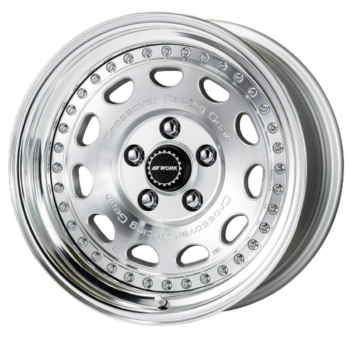 Work Crag Galvatre 5x114.3 16x9 13 machine silver polish | ThreePiece.us