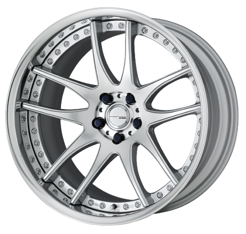 Work Emotion Cr 3P 5x112 20x14-54 A Disk Burning Silver - Threepieceus