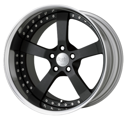 Work Equip E05 5x112 20x12.5+-25 o disk Black Anodized - Threepieceus