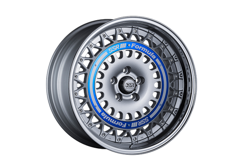 FORMULA AERO MESH 4x100 16X7.5+52 NR Disk Titan Silver - Threepieceus