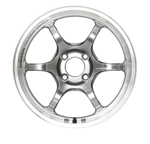 Advan Racing RG-D2 4x100 15x7.0+42 Machining and Racing Hyper Black ...