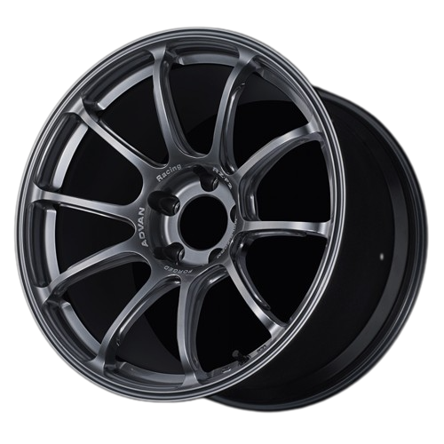 Advan RZ-F2 5x100 18x9.5+44 Racing Titanium Blue And Ring - Threepieceus